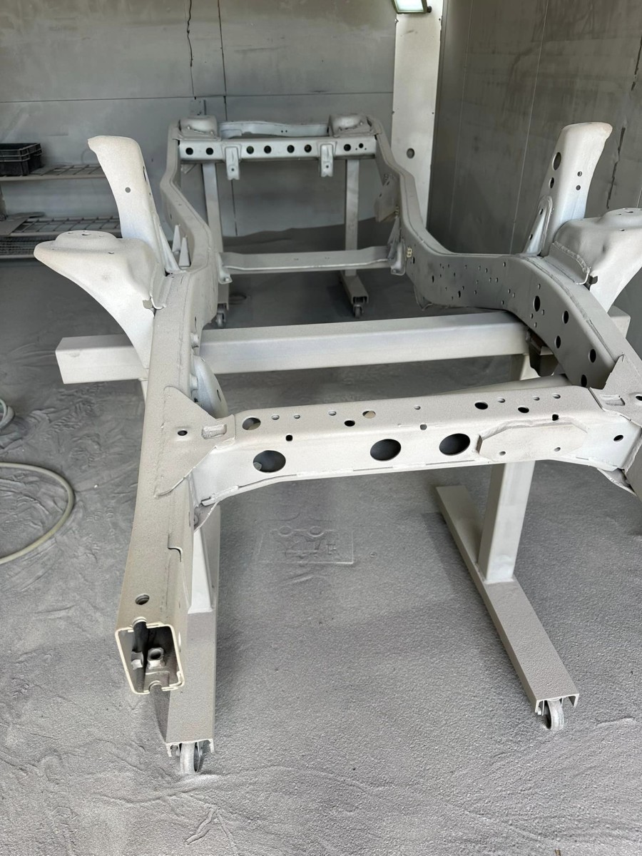 Sandblasted Chassis - EPC Coatings