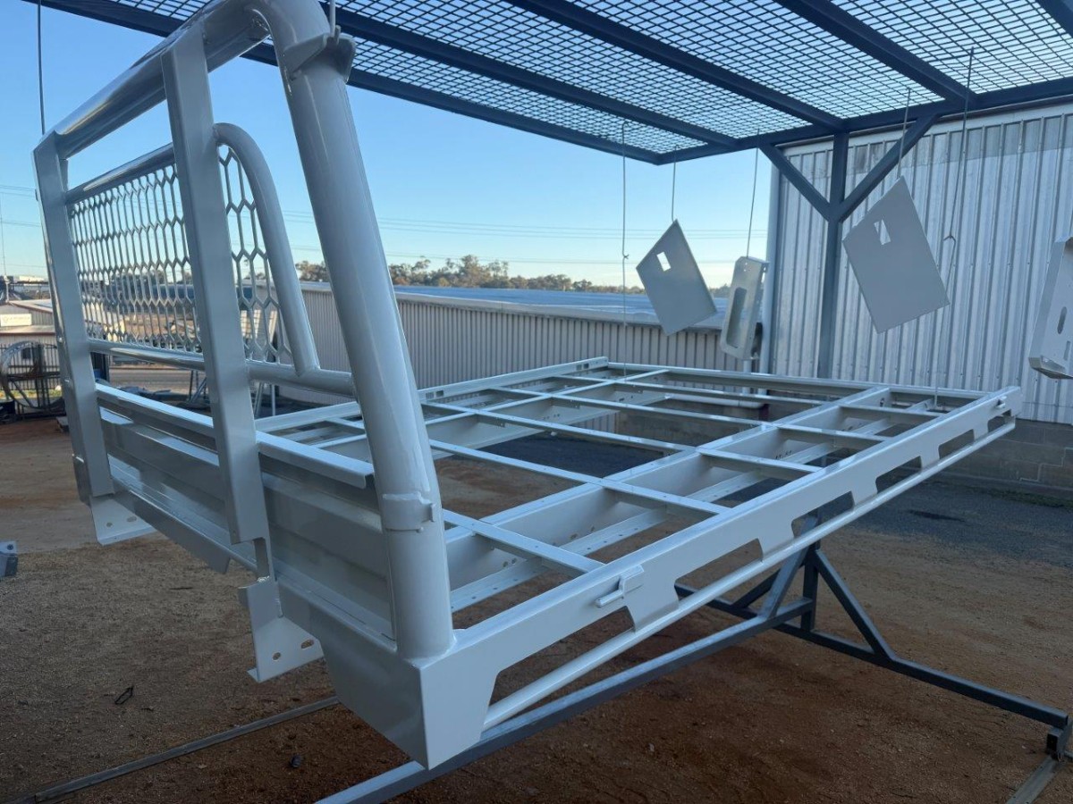 Powder Coating for Custom Tray Fabricated by Sapphire City Engineering ...