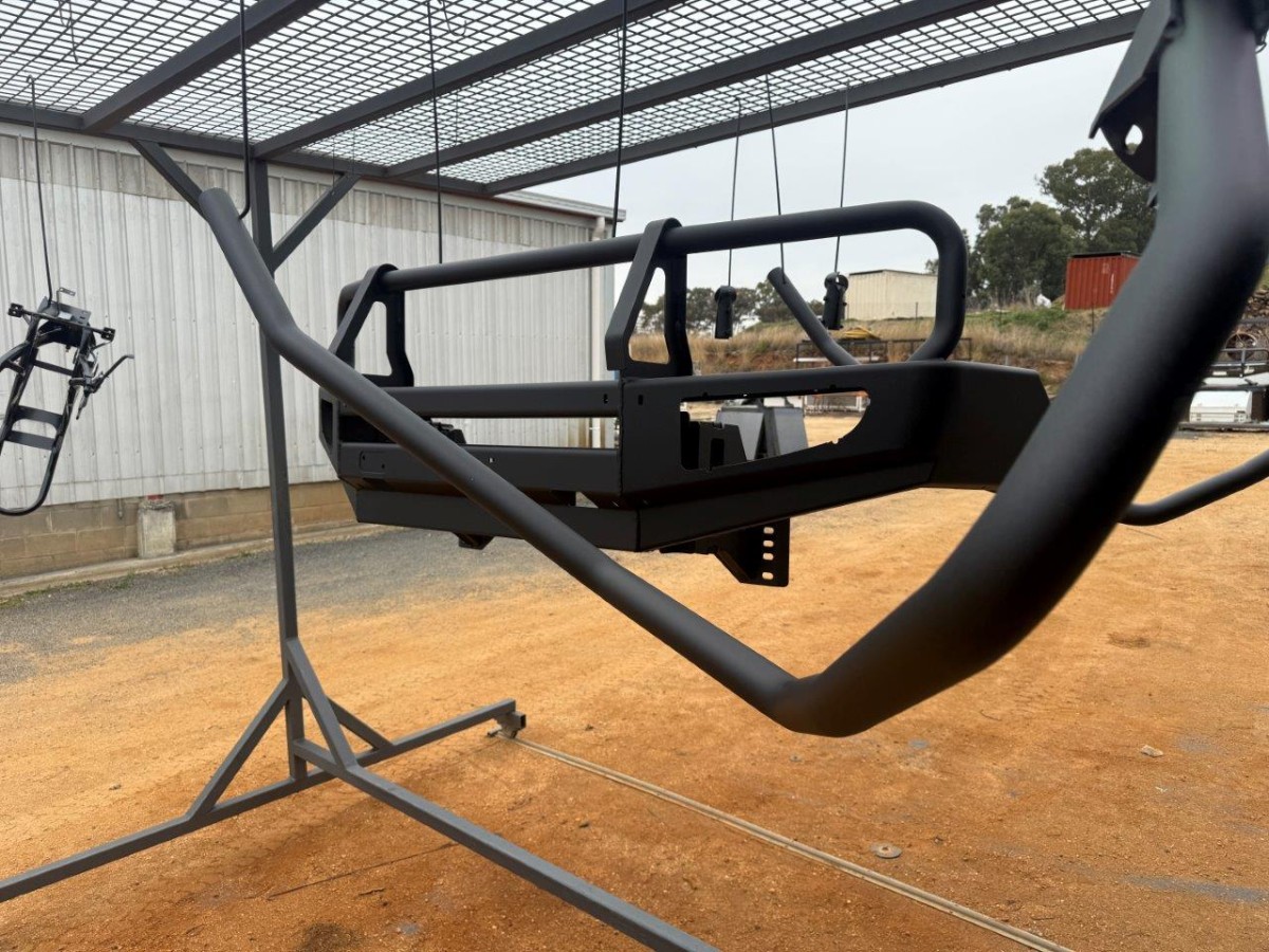 Bull Bar Restoration with ProTexture Black Coating | EPC Coatings Inverell